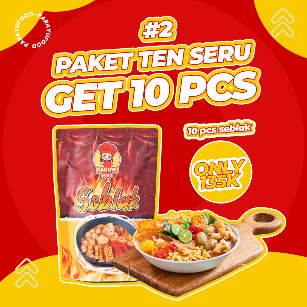 Jual Parayu Food - Paket Usaha Seblak Instant Isi 10 Pcs | Shopee Indonesia