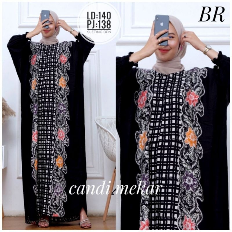 Jual Aktsara Batik - Kaftan Wanita Kaftan Dress Modern Hijab Kaftan Cap ...