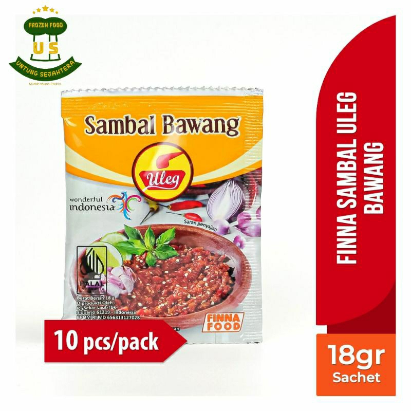 Jual Sambal Uleg Finna Renteng Sambal Renteng @10pcs Sambel Saset ...