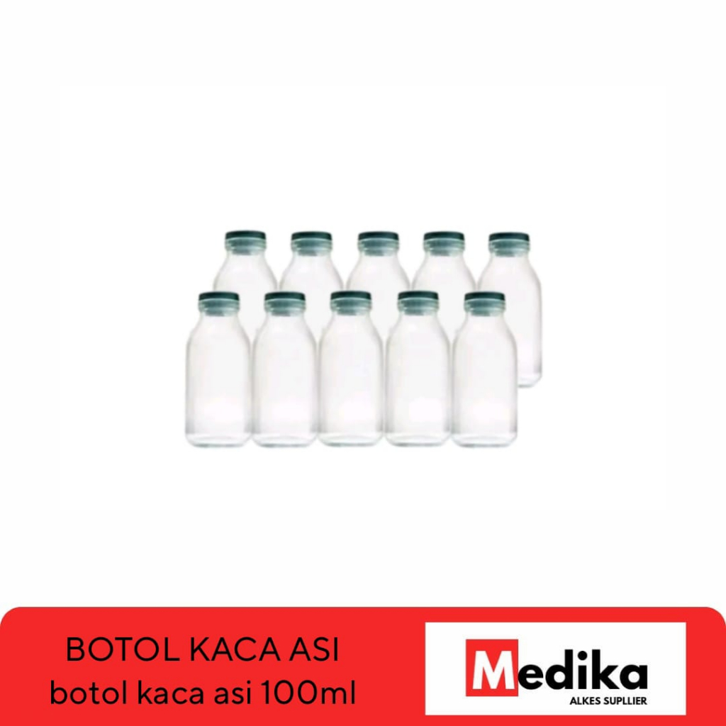 Jual Botol Kaca Asi 100ml | Shopee Indonesia