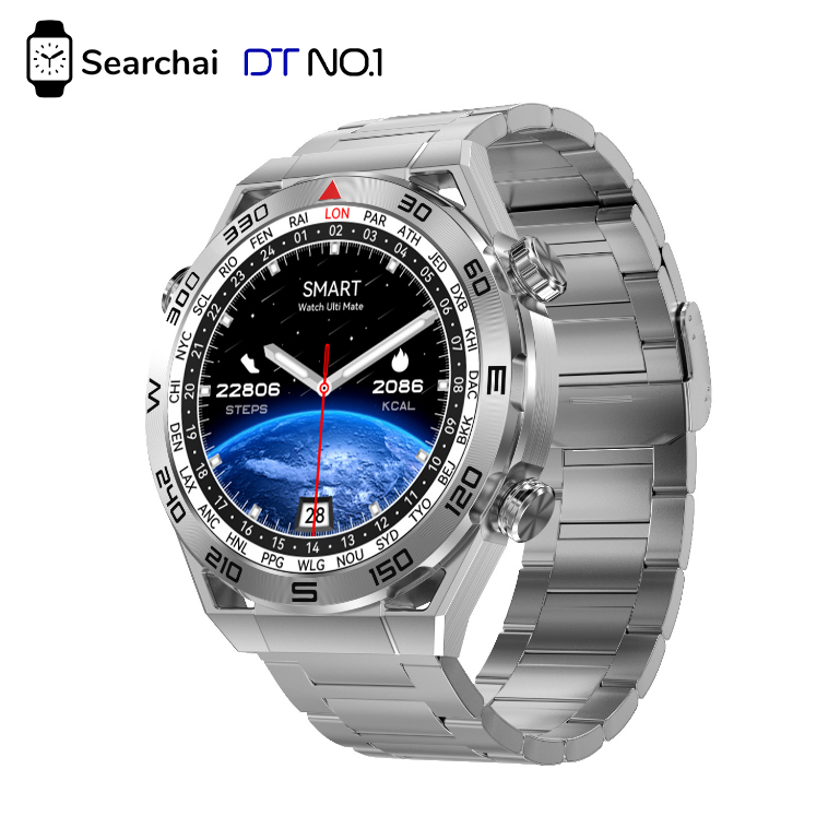 Jual DT NO.1 DT Ultra Mate Jam tangan pria 1.5" HD Screen Men NFC/GPS ...