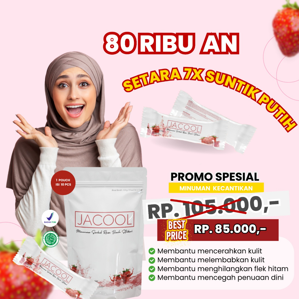 Jual Jacool Collagen Drink Minuman Kolagen Ikan + Vitamin C Rasa ...