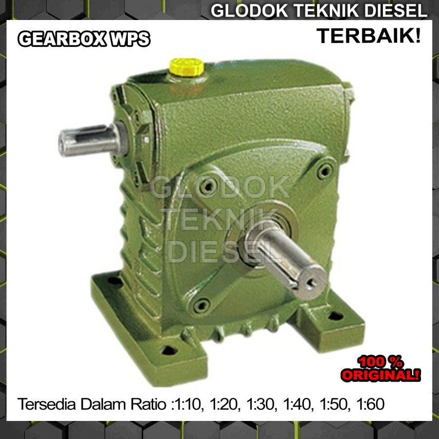 Jual MESIN GEARBOX GEAR BOX WPS 250 Ratio 1:10 - 1:60 SPEED REDUCER ...