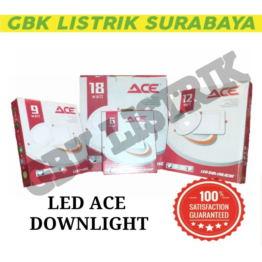 Jual LED DOWNLIGHT INBOW IB PLAFON ACE 12W 6500K 4000K | Shopee Indonesia