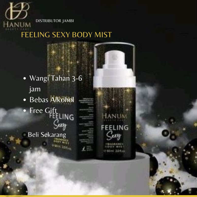 Jual Feeling Sexy Body Mist Hanum Beauty Care (60ml) | Shopee Indonesia