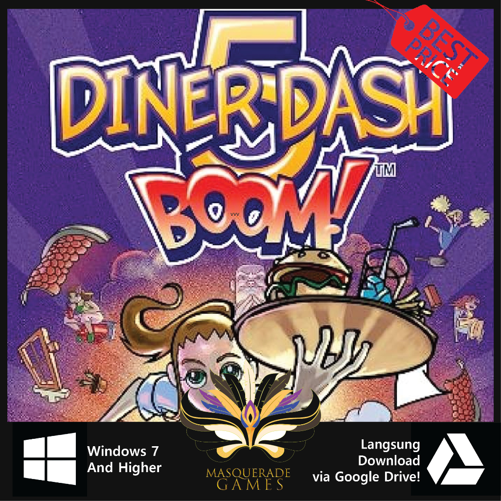 Jual DINER DASH FLO THROUGH TIME & DINER DASH 5 BOOM ~ GAME PC LAPTOP TERMURAH | Shopee Indonesia