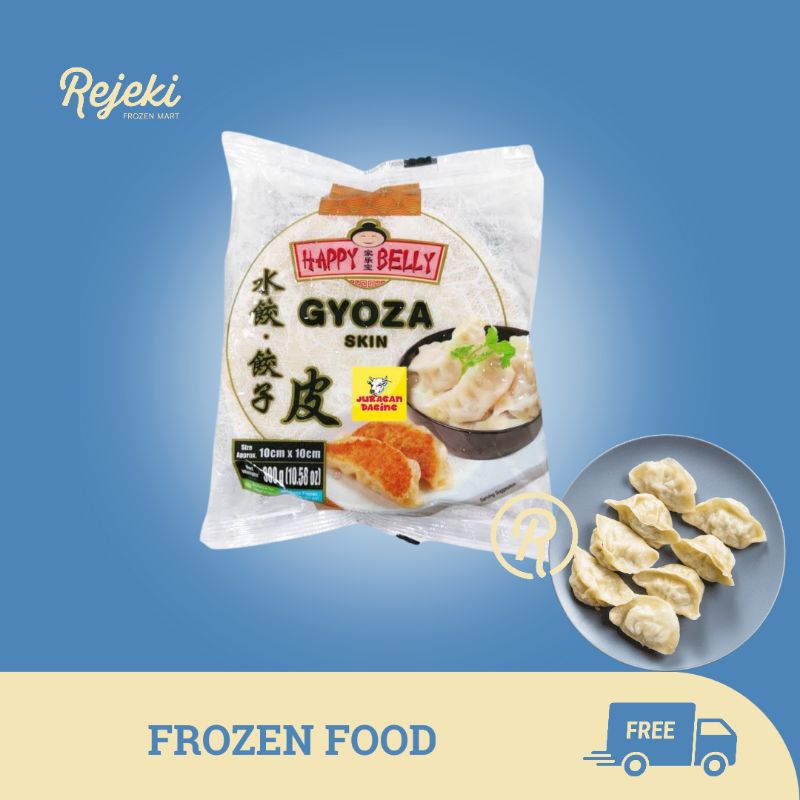 Jual Happy Belly Gyoza Skin 10cm Kulit Gyoza Singapore - Rejeki Frozen ...