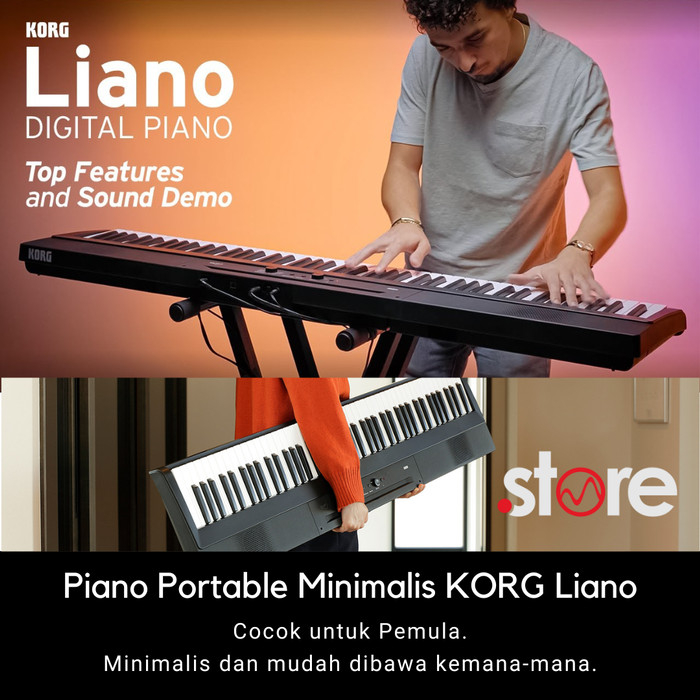 Jual Piano Portable Minimalis KORG Liano 88 Keys | Shopee Indonesia