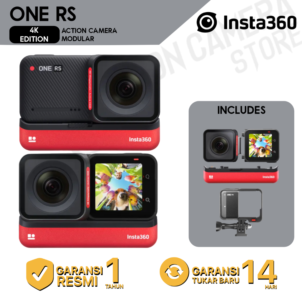 Jual Insta360 One RS 4K Edition garansi resmi - 4K HDR action camera ...