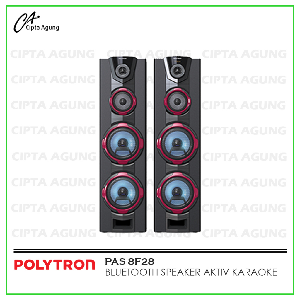 Jual Polytron Bluetooth Speaker Aktif Karaoke 8 Inch Pas 8f28 [bdg