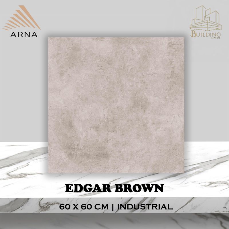 Jual Granite Lantai 60×60 EDGAR BROWN/MATT/CARPORT/ARNA/SERIES | Shopee Indonesia