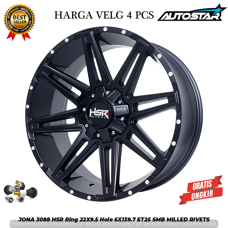 Jual VELG HSR TYPE JONA 308Opel Toyota Grand Fortuner Fortuner Hardtop ...
