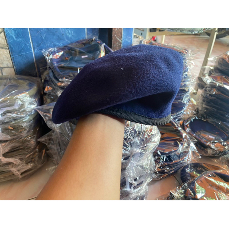 Jual Baret Camel Polyester Biru Dongker / Baret Brimob, Damkar | Shopee ...