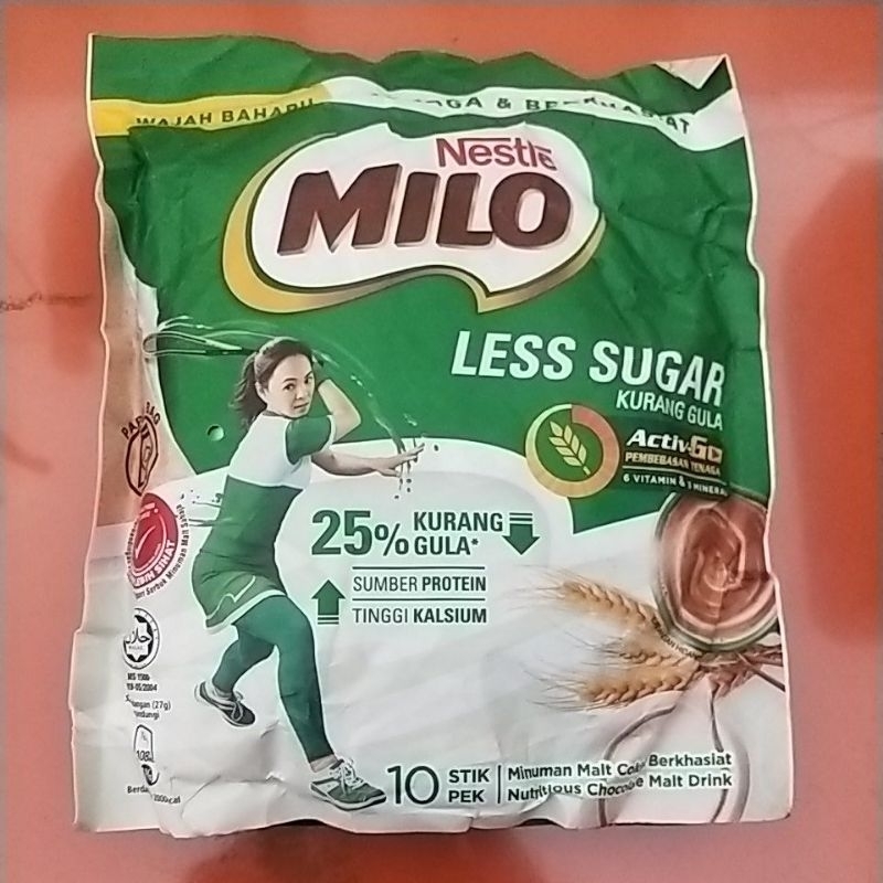 Jual Milo Less Sugar Malaysia Nestle Milo Kurang Gula | Shopee Indonesia