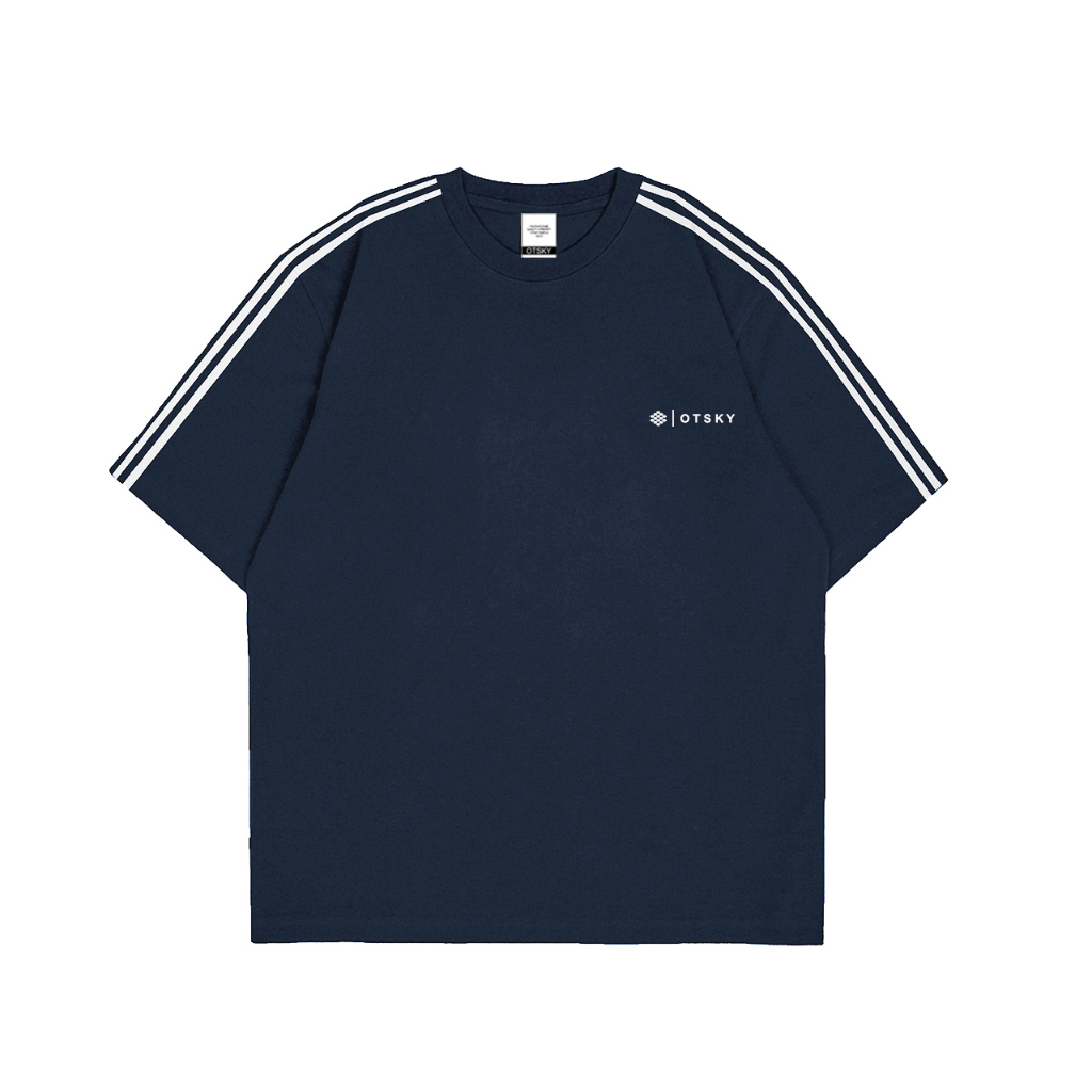 Jual Otsky Kaos Pria Two Strip Cotton Combed 24s (G) | Shopee Indonesia