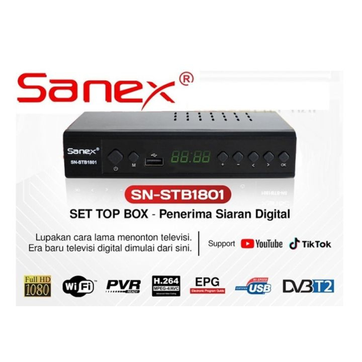 Jual [COD READY] MATRIX APPLE MERAH SET TOP BOX STB TV DIGITAL DVB T2 ...