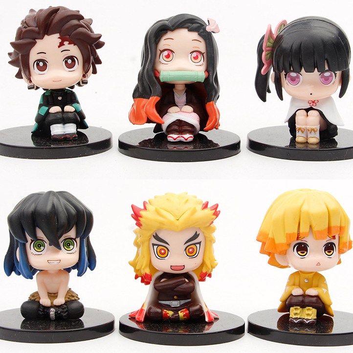Jual 1pc ACTION FIGURE KIMETSU NO YAIBA / TANJIRO / NEZUKO / ZENITSU ...