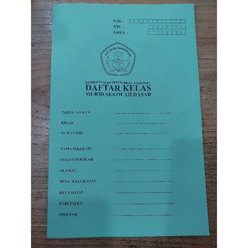 Jual Cetakan Baru Buku Daftar Hadir Absen (Absensi) Daftar Kelas Daftar ...