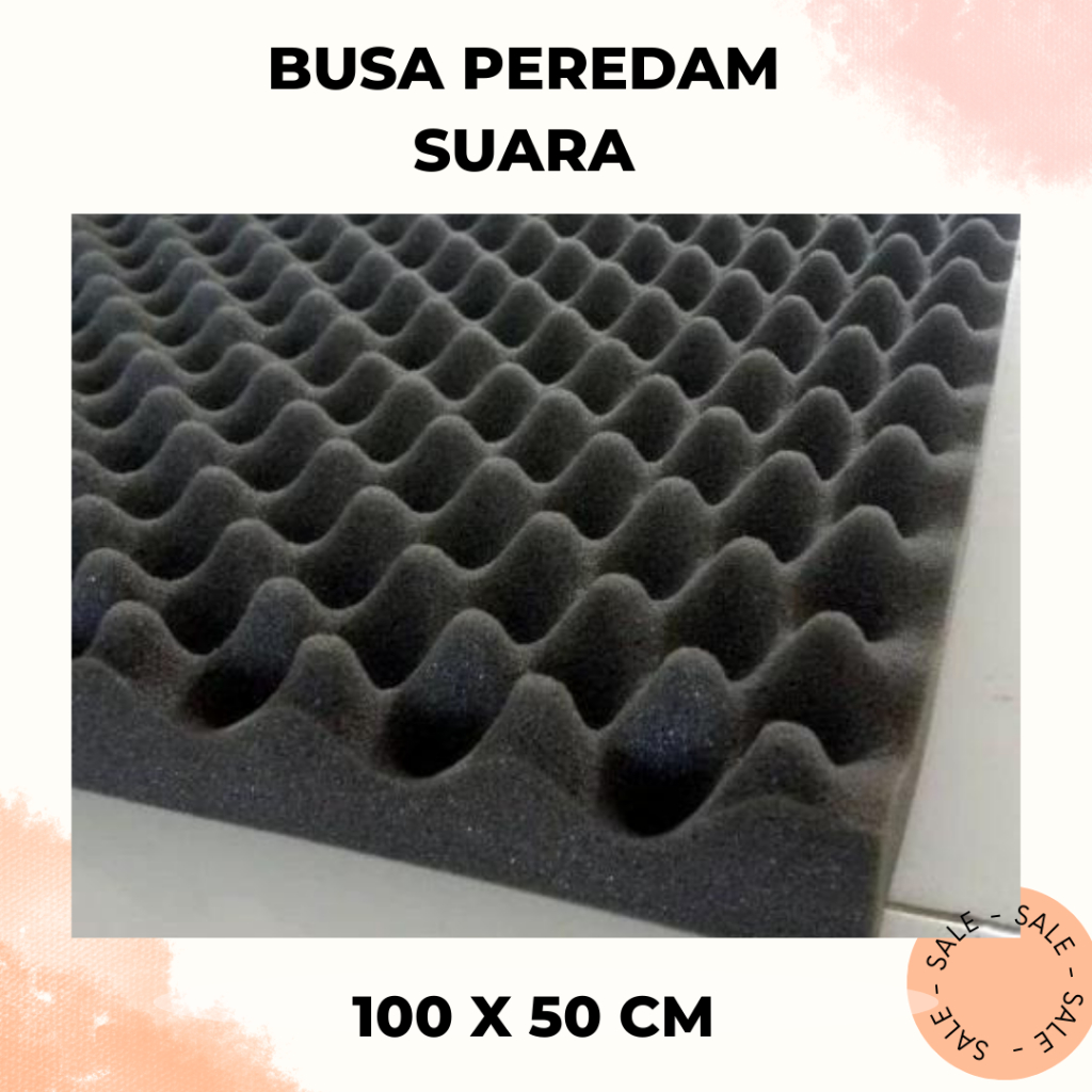 Jual Busa Peredam Suara Telur 100 x 50 cm -Akustik peredam ruangan ...