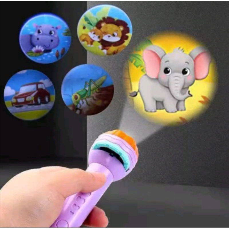 Jual Mainan Anak Senter Proyektor / Fun Flashlight / Mainan Proyektor ...