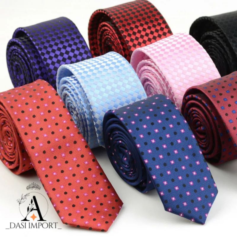 Jual Dasi Pria Dasi Panjang Formal Motif Kotak Catur Banyak Warna ...