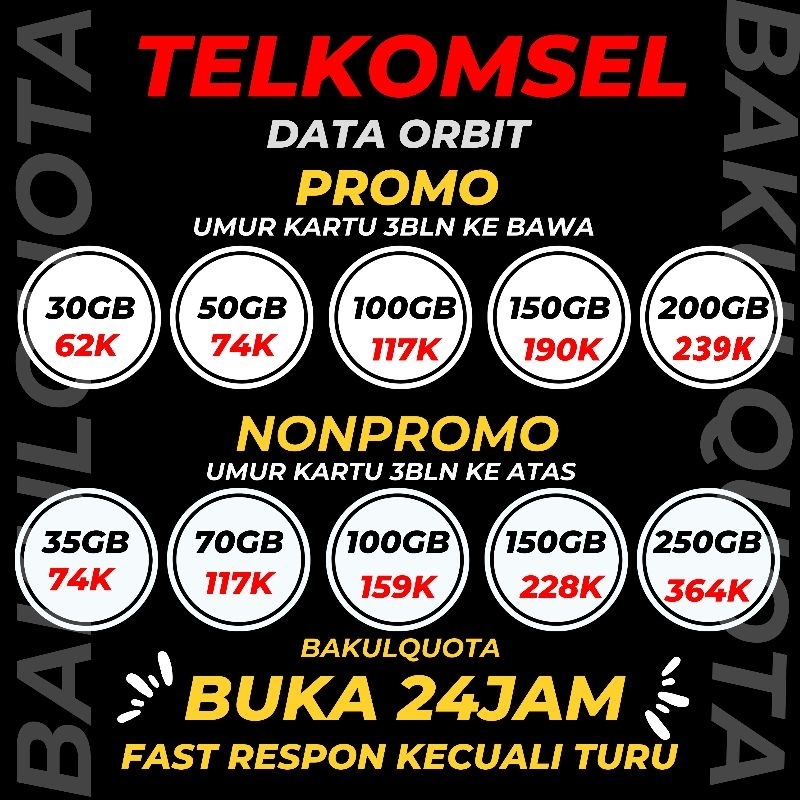 Jual DATA ORBIT MODEM TSEL KUOTA ORBIT TELKOMSEL | Shopee Indonesia
