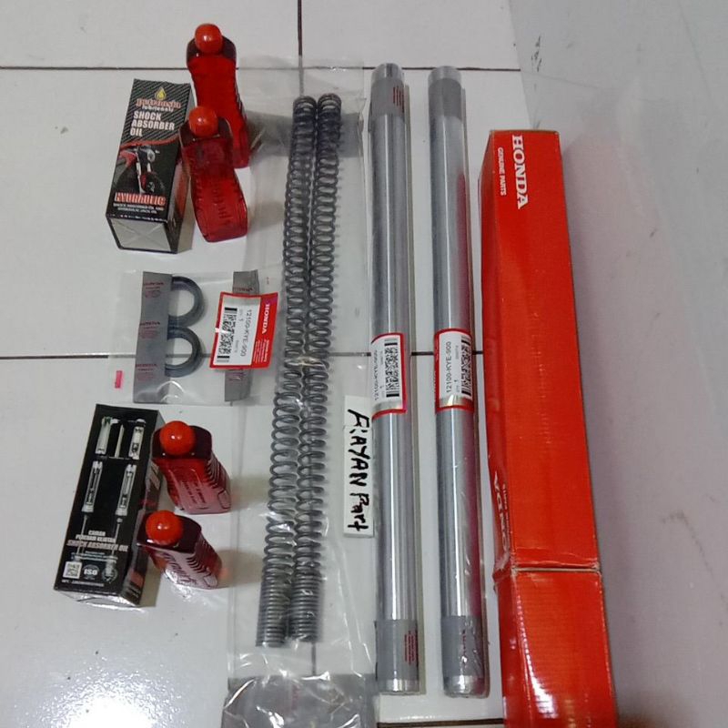 Jual Sok depan Megapro new Verza Megapro primus per+sil+oli | Shopee ...