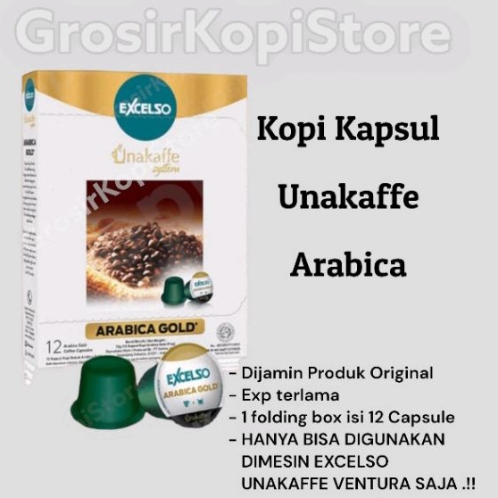 Jual Kopi Kapsul Unakaffe Excelso Arabica | Shopee Indonesia