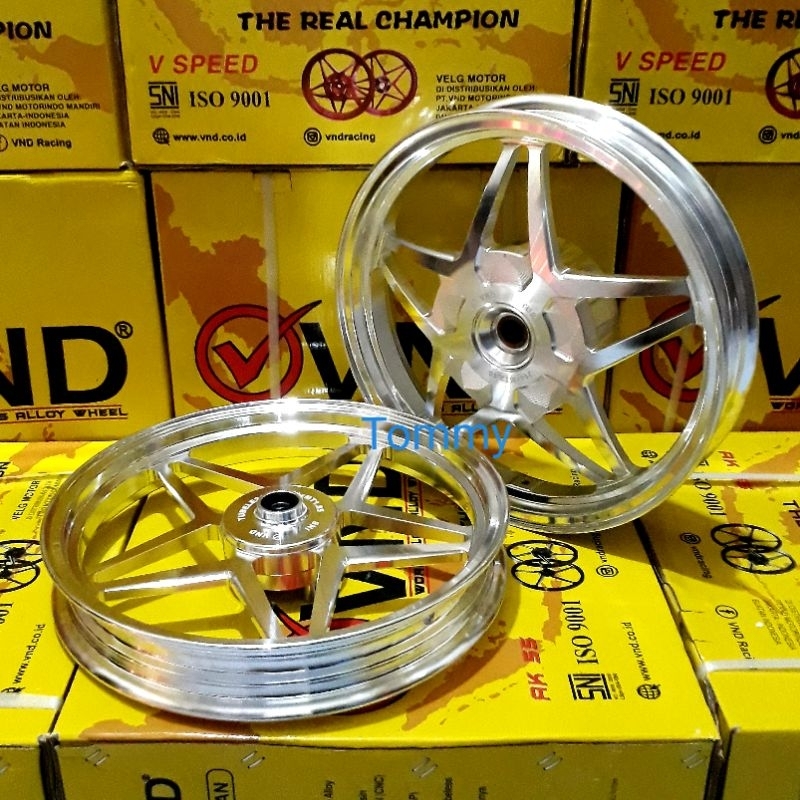 Jual Velg VND V SPEED Vario 110 125 150 160 Beat Scoopy Spacy Genio lebar 185/215-14 | Shopee ...