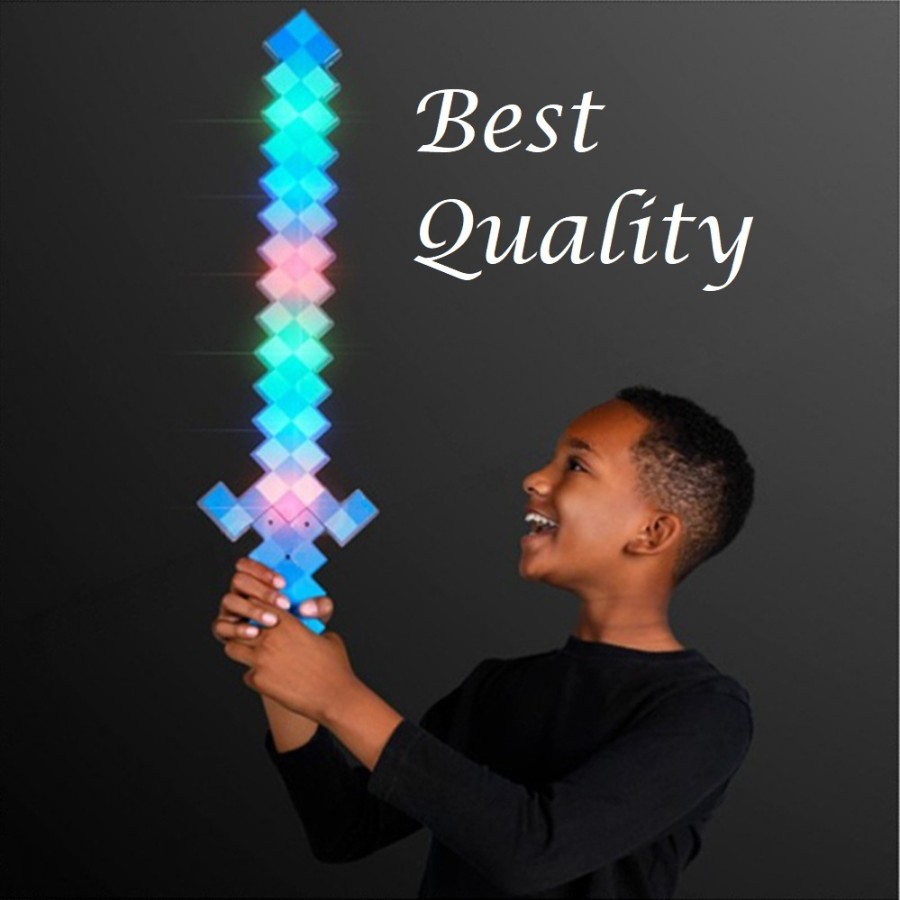 Jual Pedang Minecraft LED Diamond Sword | Shopee Indonesia