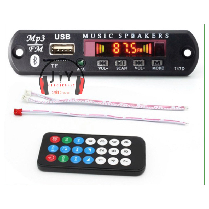 Jual Modul Kit MP3 USB Bluetooth FM + Remote | Shopee Indonesia