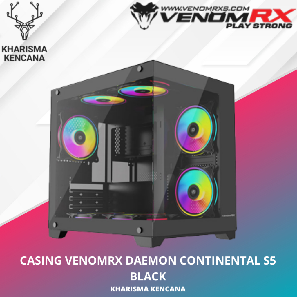 Jual CASING VENOMRX DAEMON CONTINENTAL S5 BLACK | Shopee Indonesia
