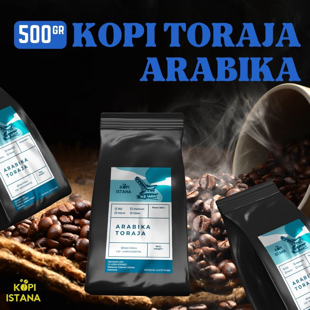 Jual 500GR KOPI TORAJA ARABIKA | kopi robusta arabika kopi asli espresso oleh oleh toraja kopi ...