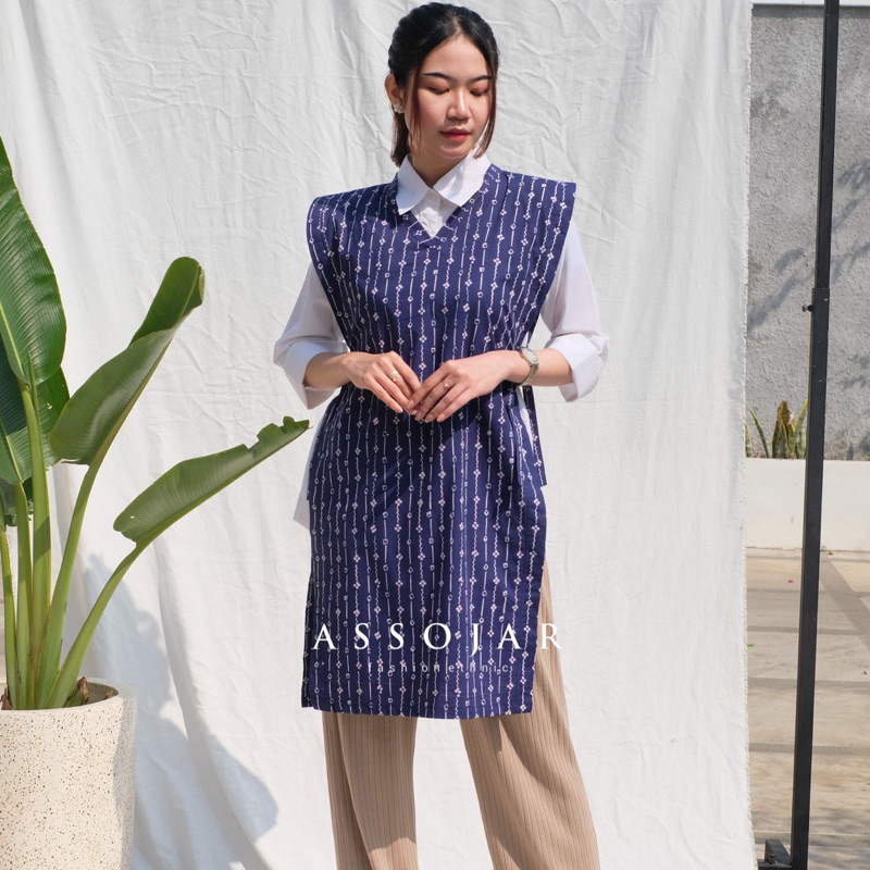 Jual Binar Vest batik / Rompi batik panjang | Shopee Indonesia