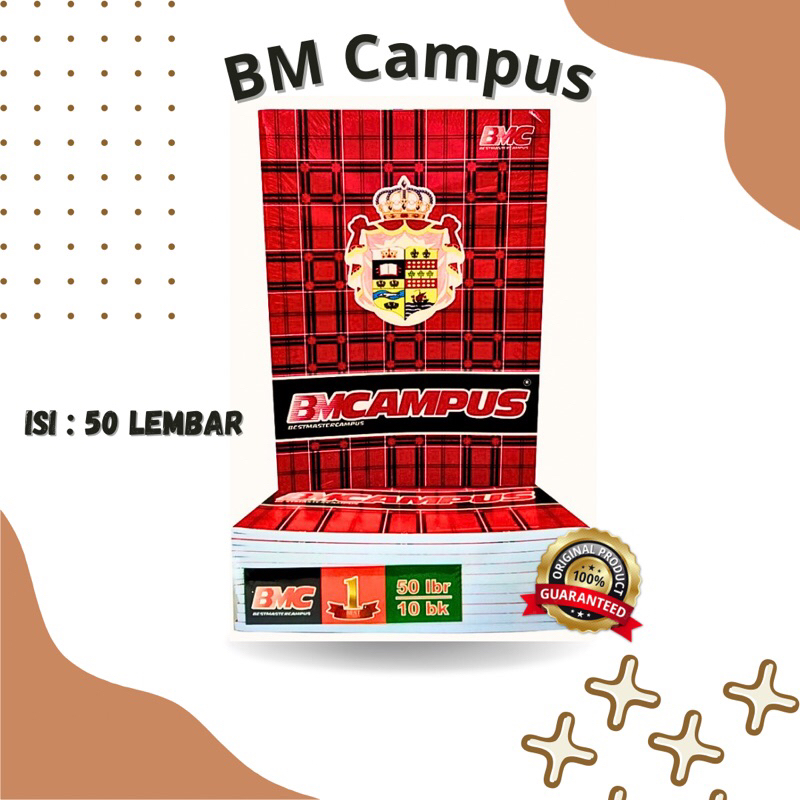 Jual Buku tulis BM Campus 50Lembar [1Pack 10Buku] | Shopee Indonesia