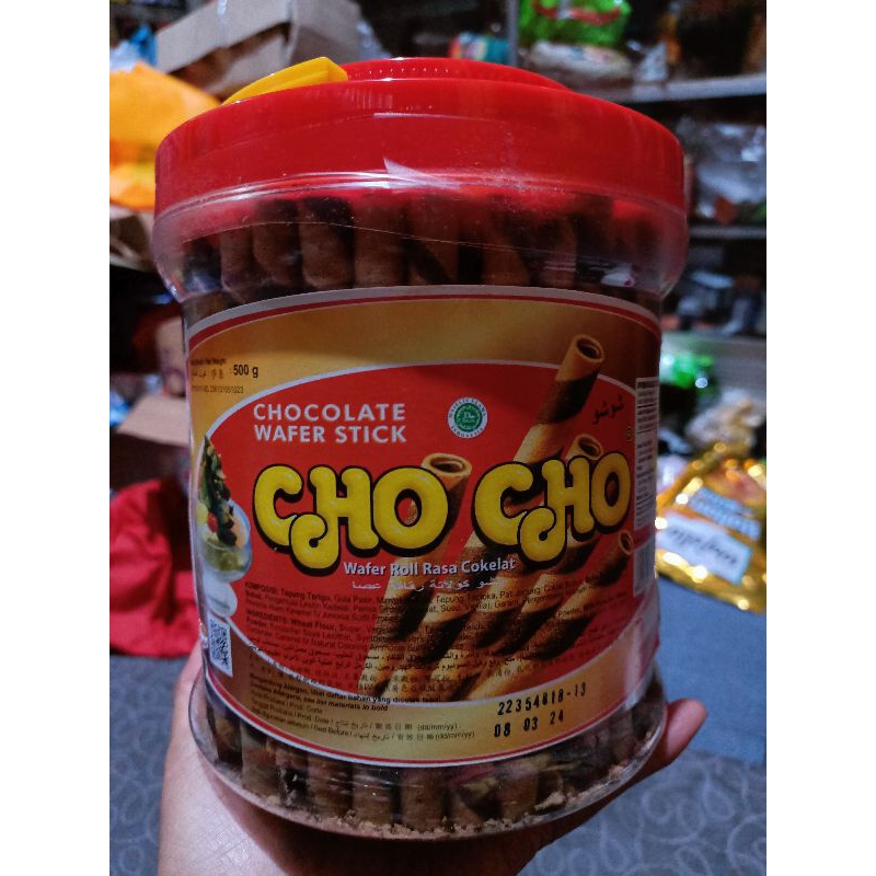 Jual Cho Cho Chocolate Wafer stick 500g | Shopee Indonesia