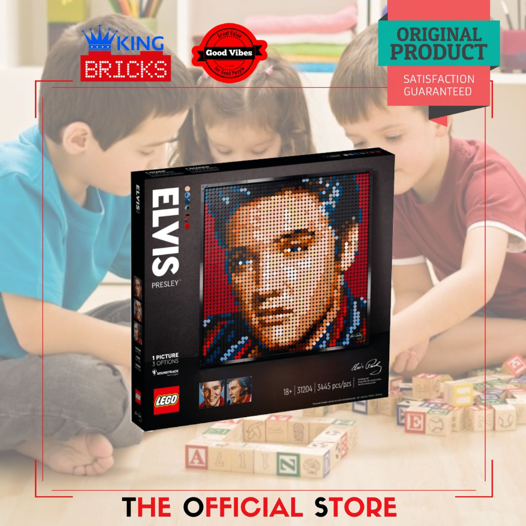 Jual LEGO Original ART 31204 Elvis Presley The King - Mainan Koleksi ...