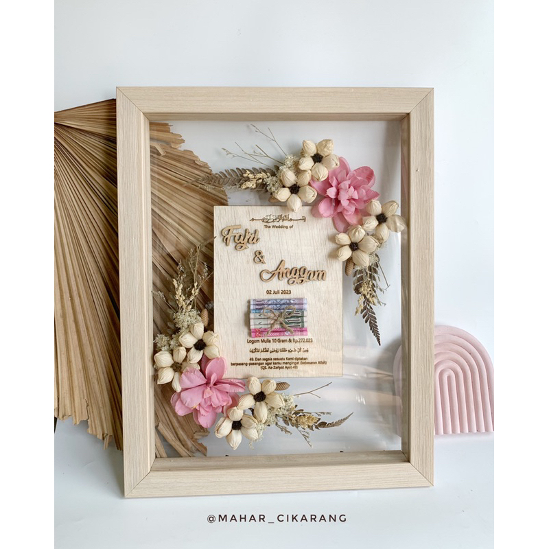 Jual mahar nikah rustic mahar pernikahan transparan | Shopee Indonesia