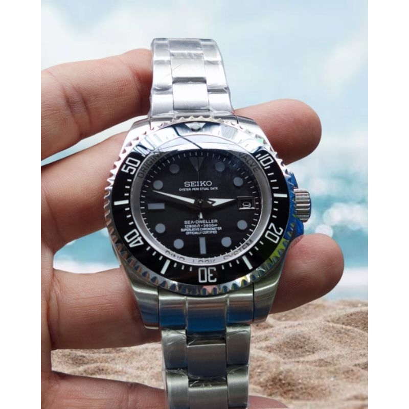 Jual SEIKO MOD SEA DWELLER 44MM | Shopee Indonesia