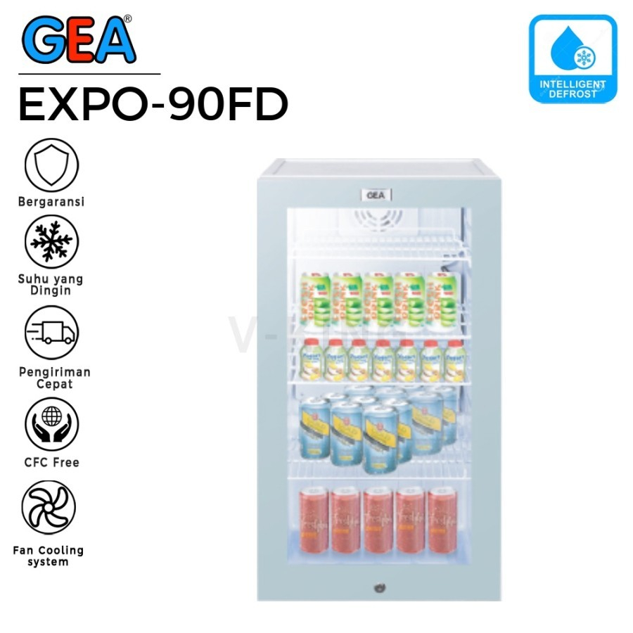 Jual GEA EXPO-90 FD / Expo 90FD DISPLAY COOLER / SHOWCASE MINUMAN ...