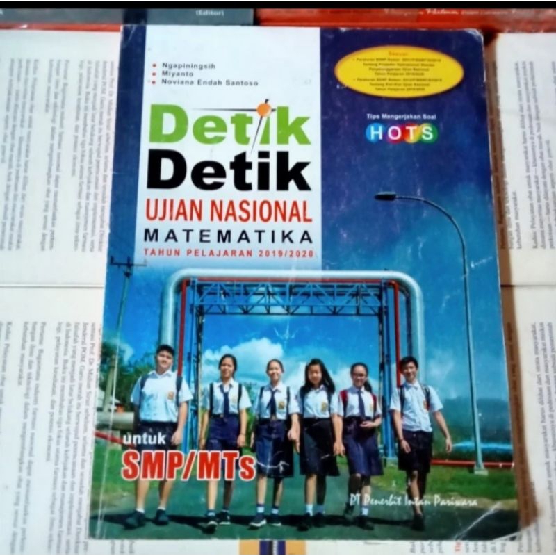 Jual DETIK-DETIK UJIAN NASIONAL MATEMATIKA TAHUN PELAJARAN 2019/2020 ...