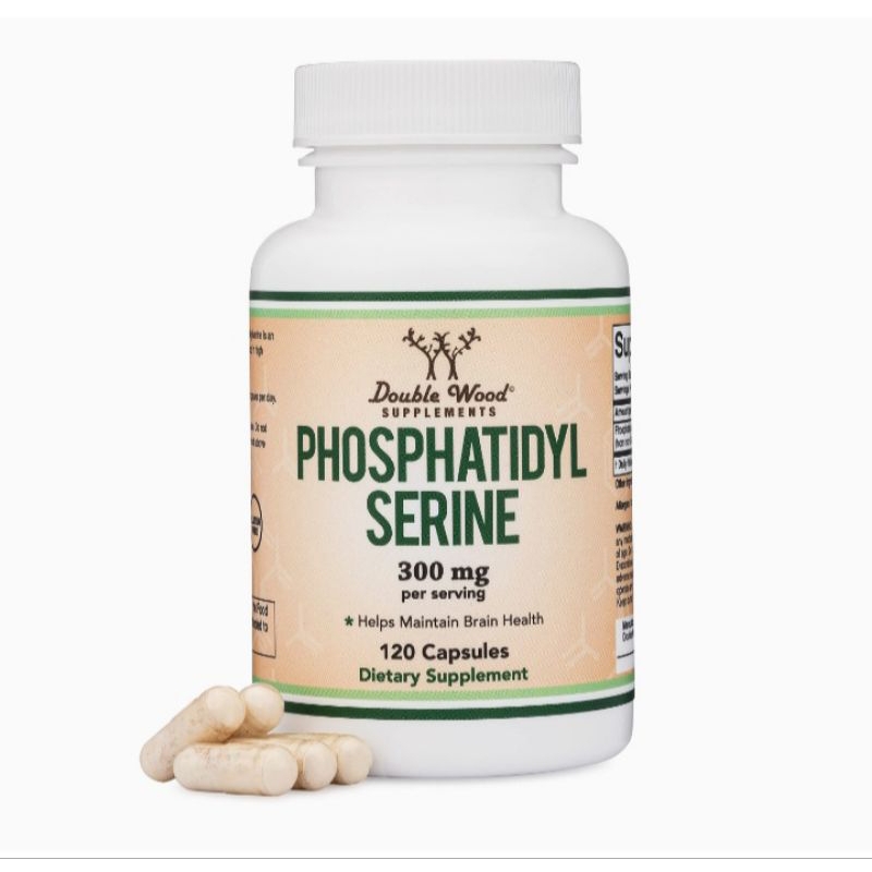 Jual double wood PhosphatidylSerine 300 mg 120 caps Brain Booster focus ...