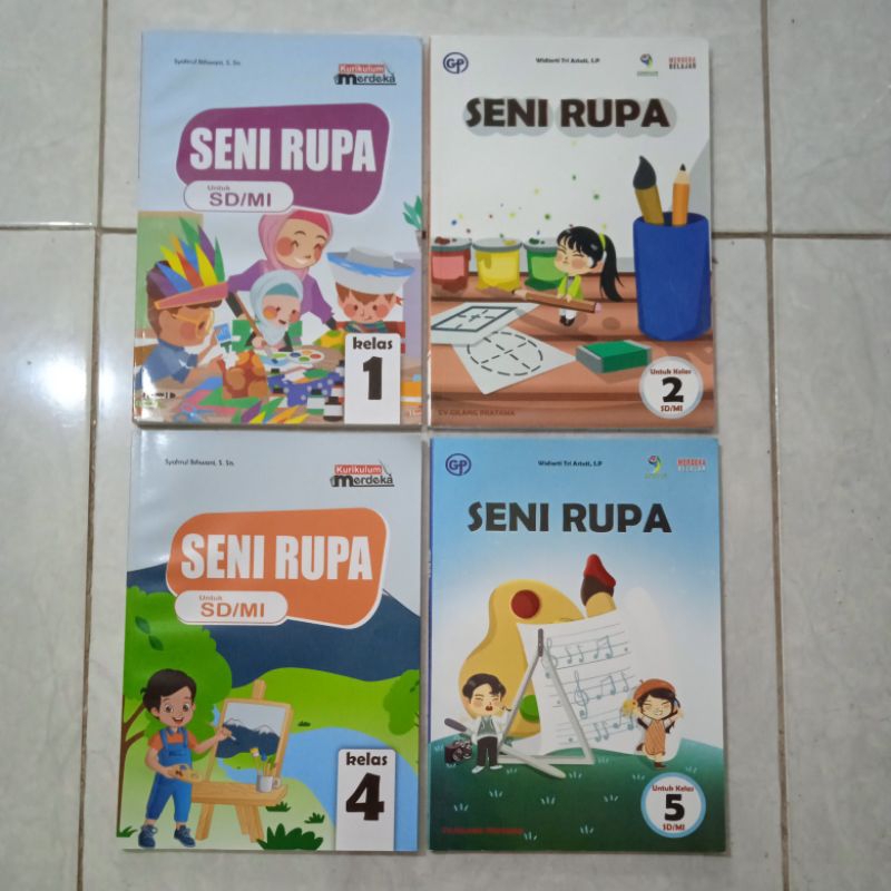 Jual Kelas 1, 2, 4 & 5 SD/MI Seni Rupa Kurikulum Merdeka | Shopee Indonesia