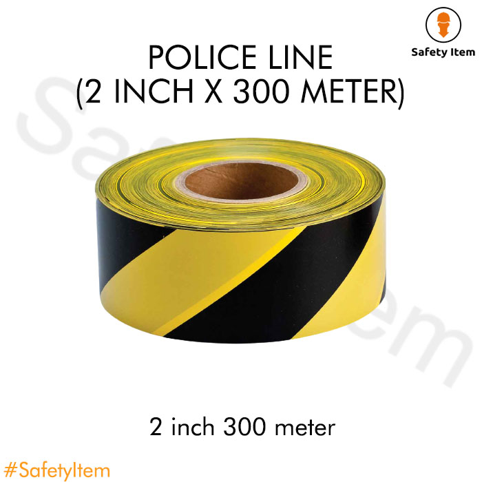 Jual Police Line / Police Line 2 inchi 300 meter / Garis Polisi 2" 300m ...