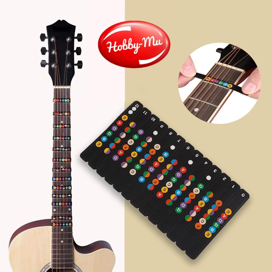 Jual Stiker Fretboard note Skala Musik Untuk Latihan Gitar | Shopee ...