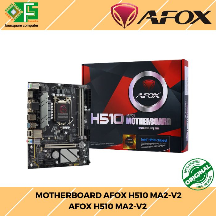 Jual Motherboard Afox H510 MA2-V2 | Support Intel Gen 10 | Shopee Indonesia