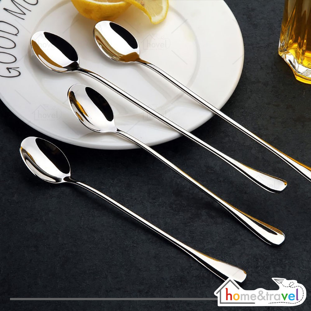 Jual HOVELSHOP Sendok Stainless Panjang Pengaduk Minuman Mixing ...