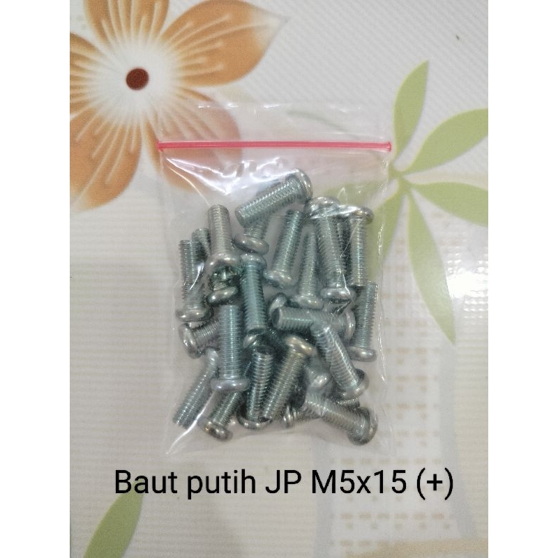 Jual Baut Mur JP (+) M5x15 perbungkus | Shopee Indonesia