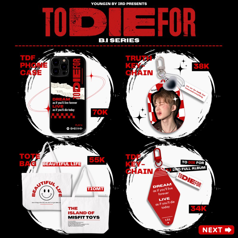 Jual YOUNGIN - B.I HANBIN TDF SERIES READY | Shopee Indonesia