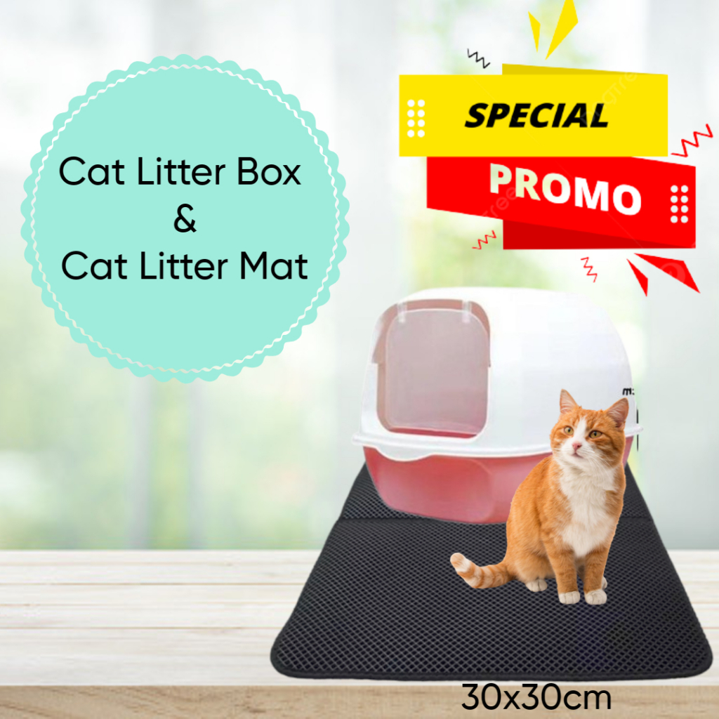 Jual Murah Banget !! Toilet Box Pasir Kucing & Matras Pasir Kucing ...
